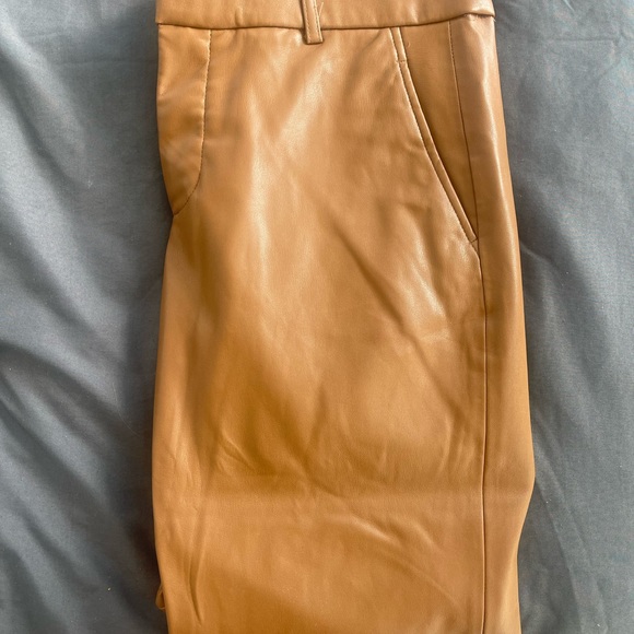 Zara | Pants & Jumpsuits | Polyurethane Pants | Poshmark